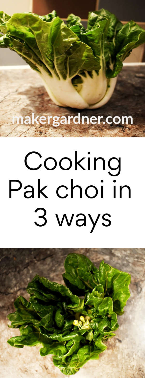 Recipes using pak choi - Makergardener