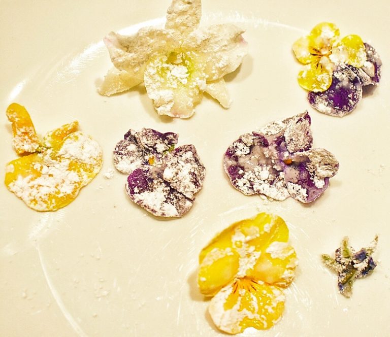 Crystallised flowers - Makergardener