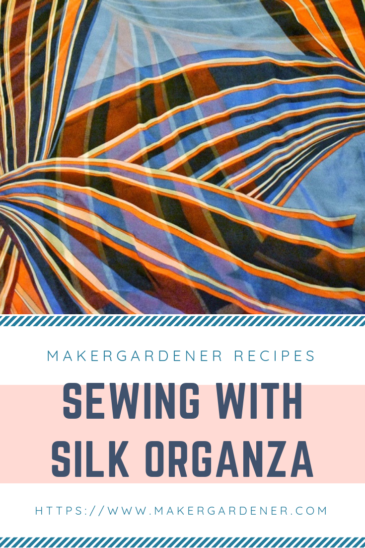 How to sew with sheer (chiffon) fabrics - Makergardener