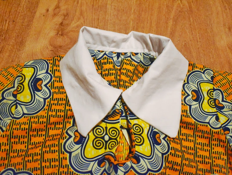 How to sew angle collar at home - Makergardener